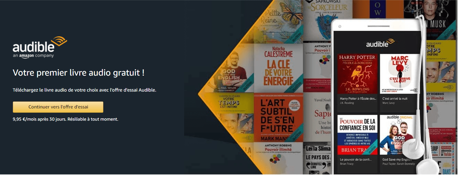 Avis Audible : le service de livre audio lancé par Amazon